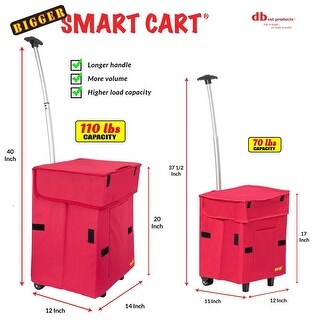 Bigger Smart Cart, Red - Bed Bath & Beyond - 35635279