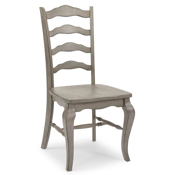 Homestyles Mountain Lodge Gray Wood Dining Chair Pair - On Sale - Bed ...