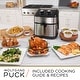 Wolfgang Puck 9.7QT Stainless Steel Air Fryer, Large Single Basket ...