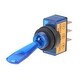 SPST Latching Rocker Toggle Switch Blue LED Light 20A 12V 3P ON-OFF ...