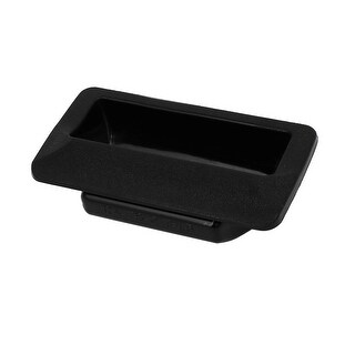 78mmx41mmx23mm Plastic Rectangle Shape Recessed Flush Pull Handle Black ...