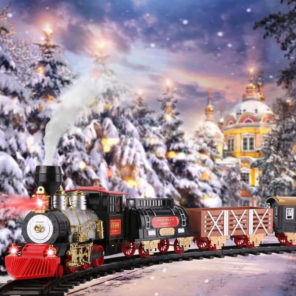 Classic Chirstmas Train Set - On Sale - Bed Bath & Beyond - 39582513