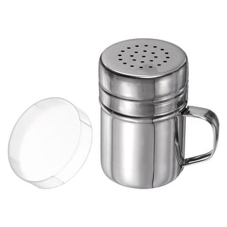 Salt Dredge Shakers Stainless Steel Spice Shakers W Handle and Lid ...