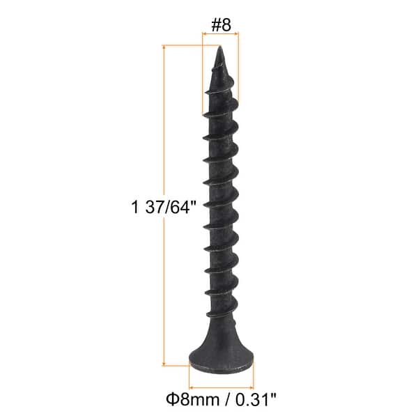Wood Screws Carbon Steel Phillips Flat Head Phillips Screws - Bed Bath ...