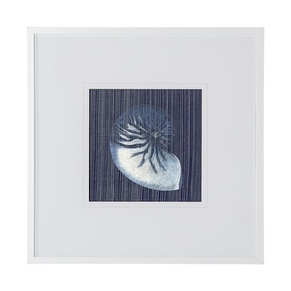 Indigo Shells VII Framed Art Print - Bed Bath & Beyond - 39198053