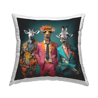 Stupell Giraffes in Fun Suits Design by Lazar Studio - Bed Bath ...