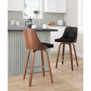 Carson Carrington Oscar 26" Fixed-Height Counter Stool with Square ...