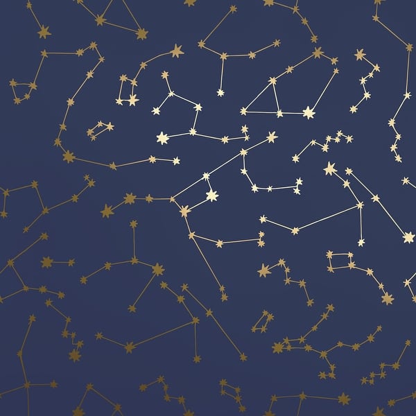 Tempaper Constellations by Novogratz Peel and Stick Wallpaper - Bed ...