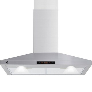 Range Hood 30 inch Adjustable Chimney & LED Light - 30 Inch - Bed Bath ...