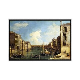 iCanvas "The Grand Canal, Venice, Looking East from the Campo di San ...