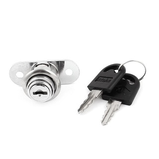 Home Office Metal Sliding Door Drawer Showcase Security Lock w 2 Keys ...