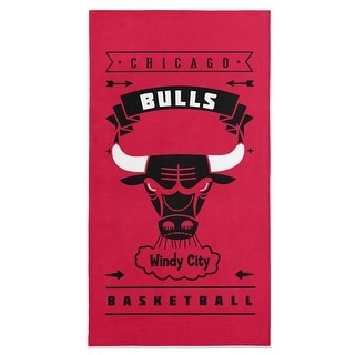 NBA Hardwood Classics Bulls Printed Beach Towel - 30"x60" - Bed Bath ...