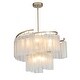 Maxim Victoria 9 Light 33" Wide Chandelier - Golden Silver / Waterfall ...