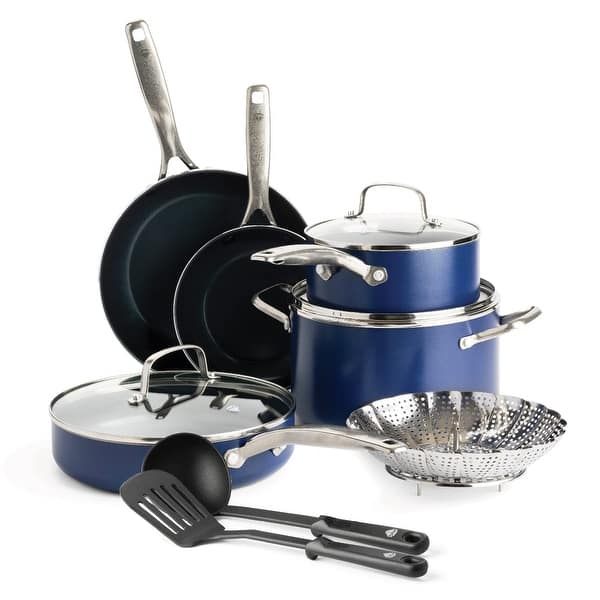 Blue Diamond Cookware Diamond Infused Ceramic Nonstick, 11 Piece ...