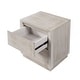 Bedside Table Wood 2 Handle-free Drawer End Table with Metal Runners ...