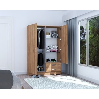72-inch Armoire/ Wardrobe by Inval - Bed Bath & Beyond - 40004207