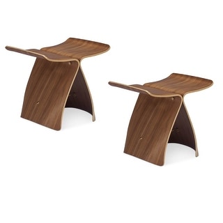 Butterfly Stool (Set of 2) - 17"Hx17"Wx11"D - Bed Bath & Beyond - 35720719