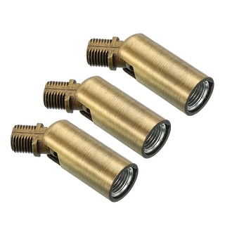3Pcs 180 Degree Sloped Ceiling Light Adapter M10 Thread Bronze - Bed ...