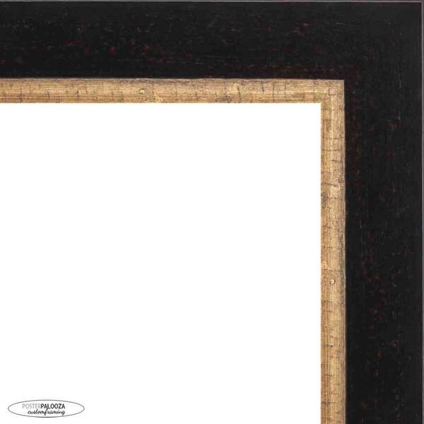 30x36 Traditional Complete Wood Picture Frame with UV Acrylic, Foam ...