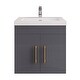 Eliza 24'' Wall Mounted Vanity with Single Sink - Bed Bath & Beyond ...