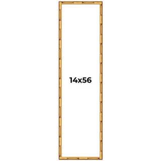 14x56 Frame Gold Real Wood Picture Frame Width 1 inches | Interior ...