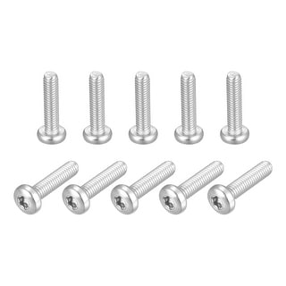 M6x25mm Torx Security Machine Screws, 10pcs 316 Stainless Steel Pan ...