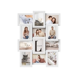 Set of 12 Collage Picture Frames White - 24.4”L x 18.7”W - Bed Bath ...