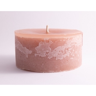 Sm. Round 1-Wick Pillar Candle 6"Dia x 2.75"H Brique - Brique -ST ...