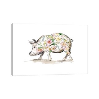 iCanvas "Happy Little Pig" by Patricia Pinto Canvas Print - Bed Bath ...