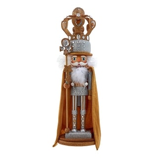 Kurt Adler 20-Inch Hollywood Nutcrackers Silver and Gold King ...