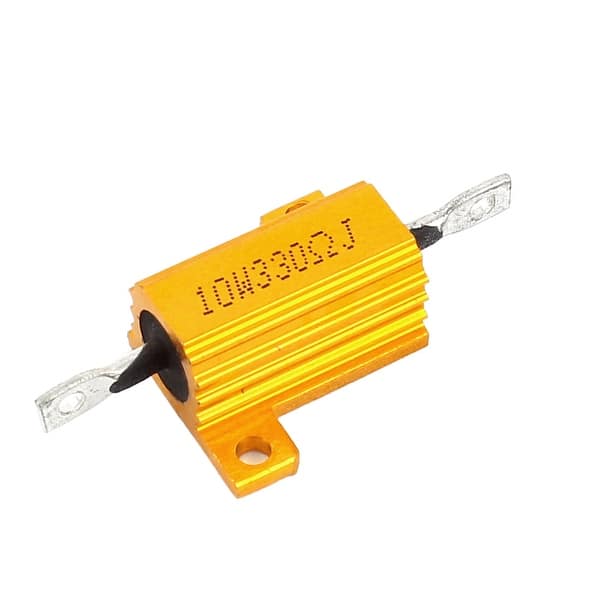 Aluminium Housing Chassis Mount Wirewound Power Resistors 330 Ohm 10W ...
