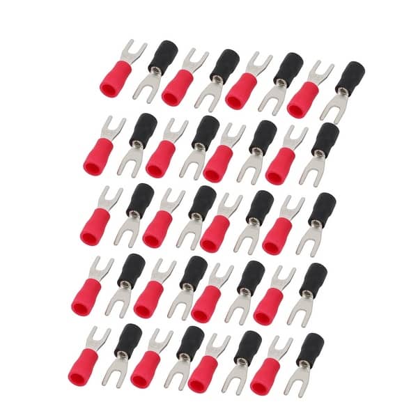 20 Pairs AWG 22-16 Crimp Terminals Pre-insulated Wire Connector Spade ...