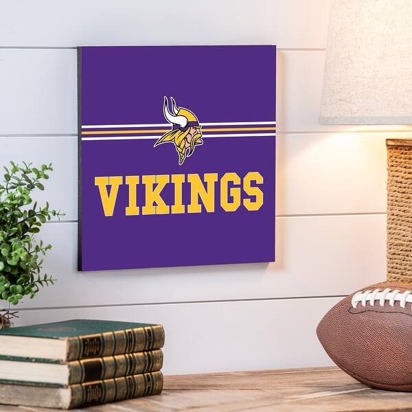 Minnesota Vikings Foam Core Wall Decor - Bed Bath & Beyond - 40001585