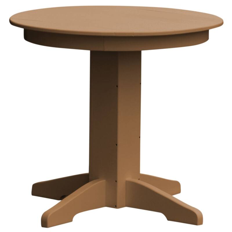Poly Lumber Round Dining Table - Overstock - 35470740