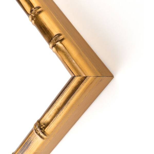 14x14 Solid Gold Bamboo Style Wood Frame - Great for Posters, Photos ...