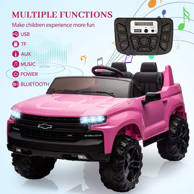 24V 2 Seater Kids Ride On Car Licensed Chevrolet Silverado Ride On ...