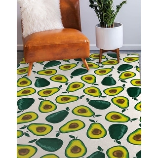 AVOCADO PARTY Area Rug By Kavka Designs - Bed Bath & Beyond - 39109562