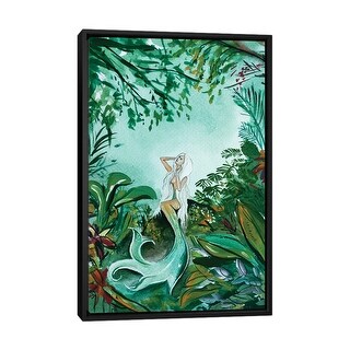 iCanvas "Forest Mermaid" by Karli Perold Framed - Bed Bath & Beyond ...
