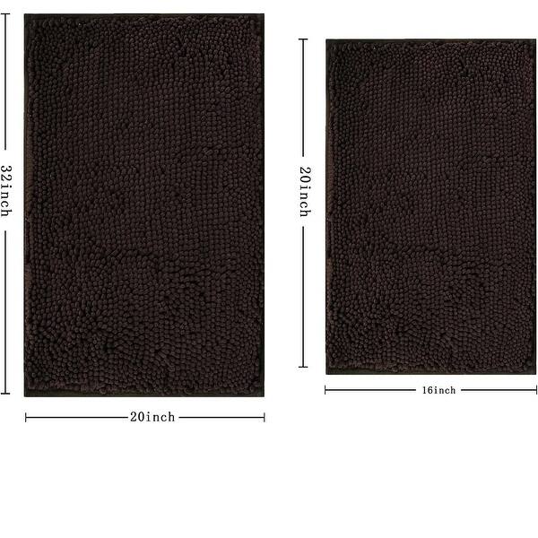 Bathroom Rugs Sets 2 Piece(20x32 inch , 16x24 inch) - Bed Bath & Beyond ...