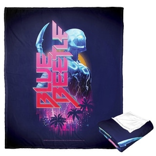 Warner Brothers Blue Beetle Blue Beetle Silk Touch Throw Blanket - Bed ...
