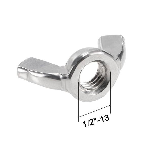 1/2"-13 Wing Nuts 304 Stainless Steel Shutters Butterfly Nut 1pcs ...