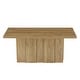 47" Rectangular Coffee Table, Minimalist Center Table for Living Room ...