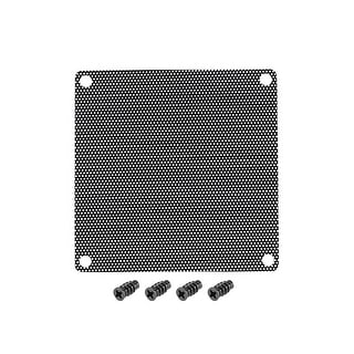 3 Pcs Black PC Fan Dust Screen Plastic Dustproof Computer Case Mesh ...