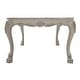 Adison Bone White Counter Height Table with Curvy Apron - Bed Bath ...