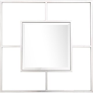 Sqaure on Square Wall Mirror - Black - Bed Bath & Beyond - 39507245