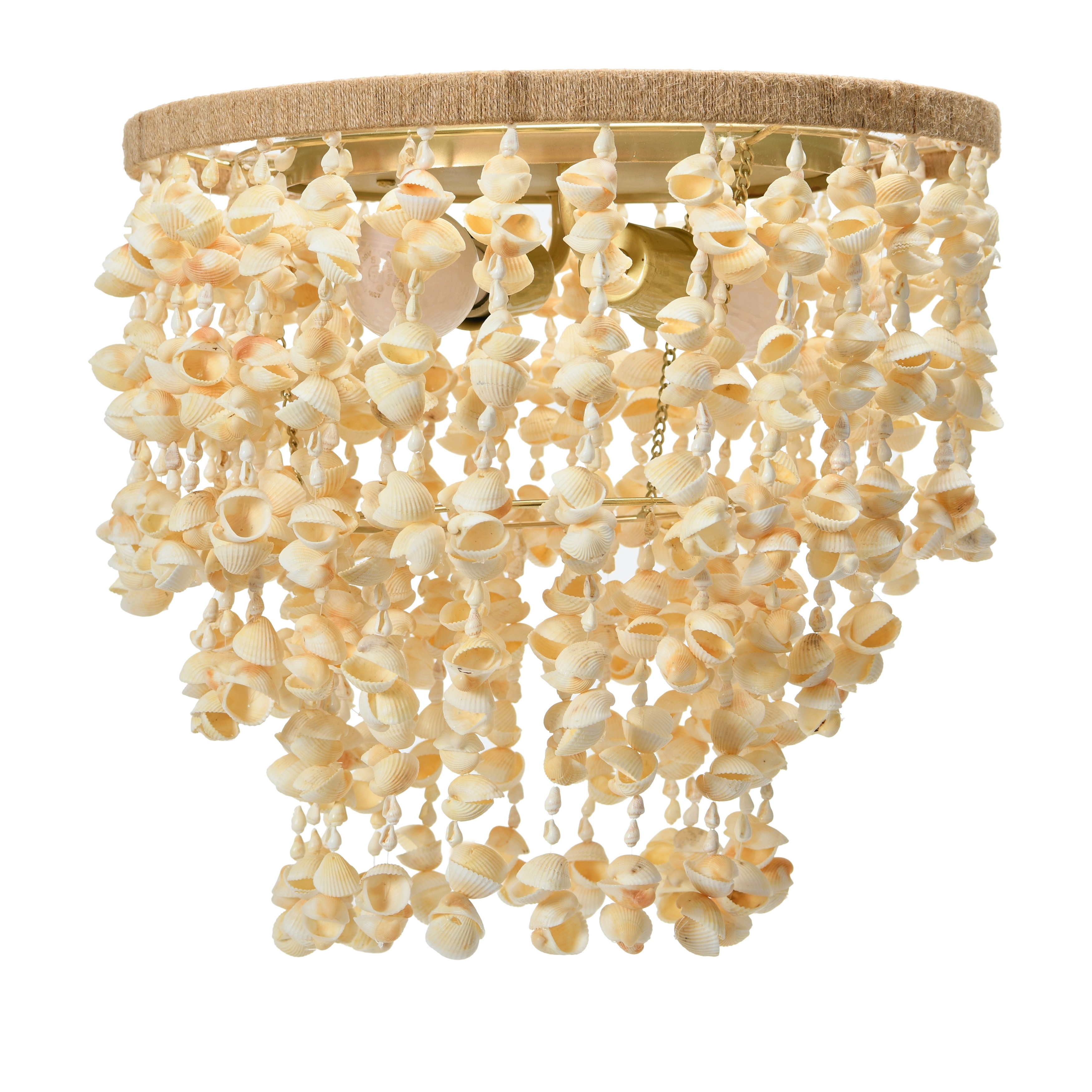 Shell, Gold Flush Mount Ceiling Lights - Bed Bath & Beyond
