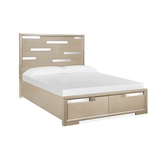 Chantelle Complete Queen Panel Storage Bed - Bed Bath & Beyond - 33539789