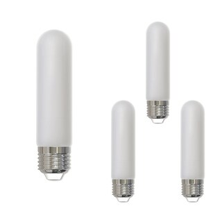 Bulbrite LED Filament Pack of (4) 5 Watt Dimmable 5 Inch T9 Light Bulb with Frost Glass Finish ...