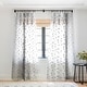 1-piece Sheer Cross On White Made-to-Order Curtain Panel - Bed Bath ...