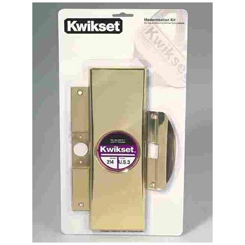 Doorset replacement with extra holes issue and can't find a plate to ...